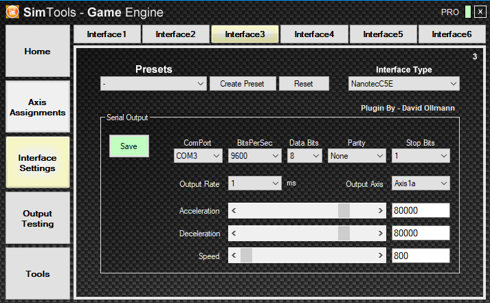 Motion - SimRacing-Tools.de